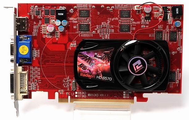 Видеокарта PowerColor PCI-E Radeon HD6570 1GB DDR3 (AX6570 1GBK3-H1 ...