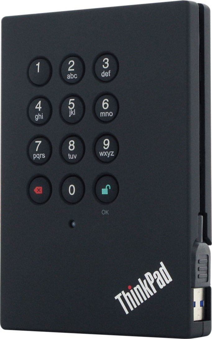 Жесткий диск USB 1TB Lenovo ThinkPad Secure Hard Drive (0A65621) купить ...