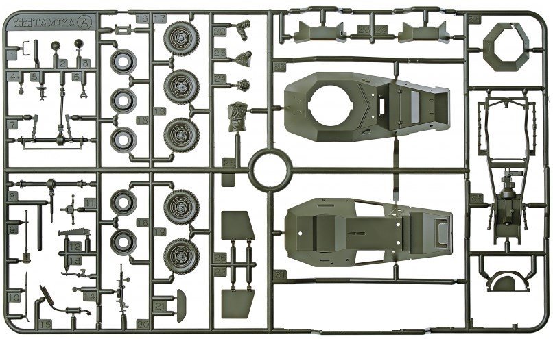 Модель Tamiya Советский колесный БТР БА-64Б (TAM32576) купить | ELMIR ...