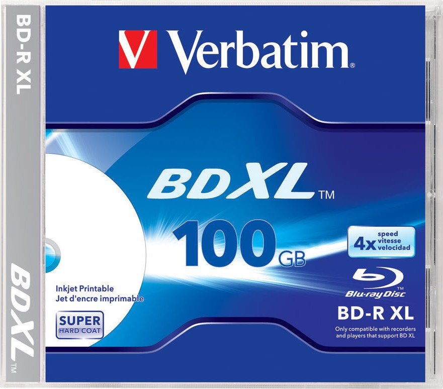BD-R XL Verbatim 100Gb 4x Jewel Case 1pcs (43790) купить | ELMIR - цена, отзывы, характеристики