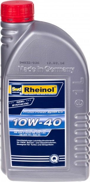 Моторное масло Rheinol Primol Power Synth 10W-40 Eko 1л купить | Elmir ...