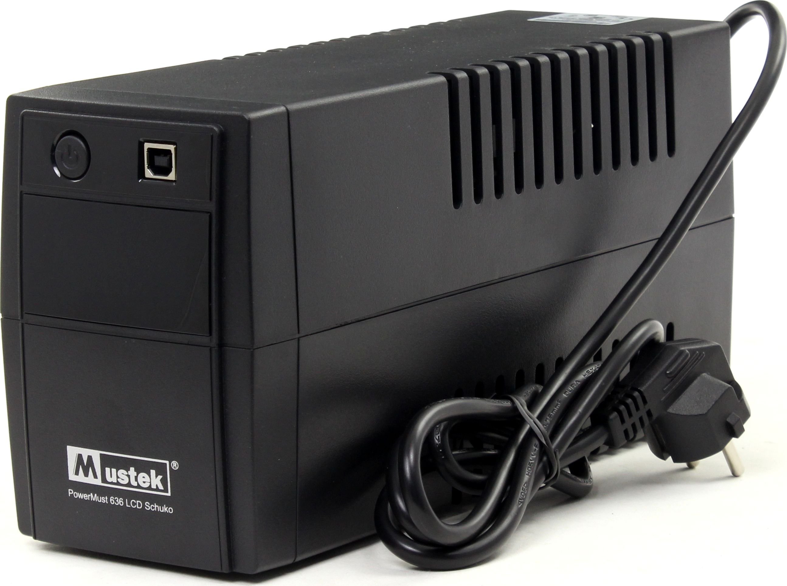 ИБП Mustek PowerMust 636 LCD Schuko (98-LIC-L0636) купить | ELMIR ...