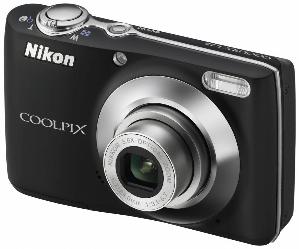 Цифровая фотокамера Nikon Coolpix L22 Black купить | ELMIR - цена ...
