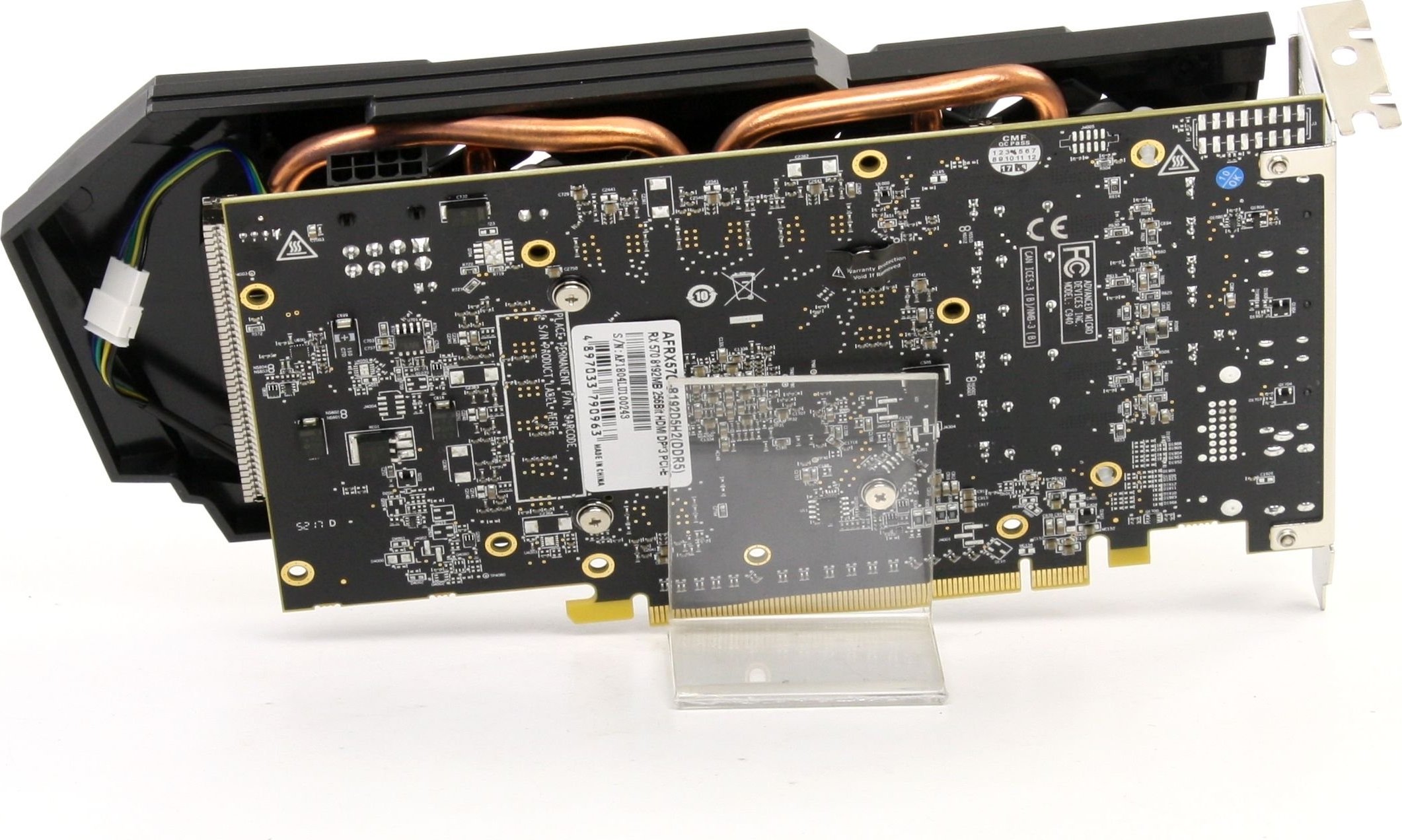 Видеокарта Afox PCI-E Radeon RX 570 8GB DDR5 (AFRX570-8192D5H2 ...
