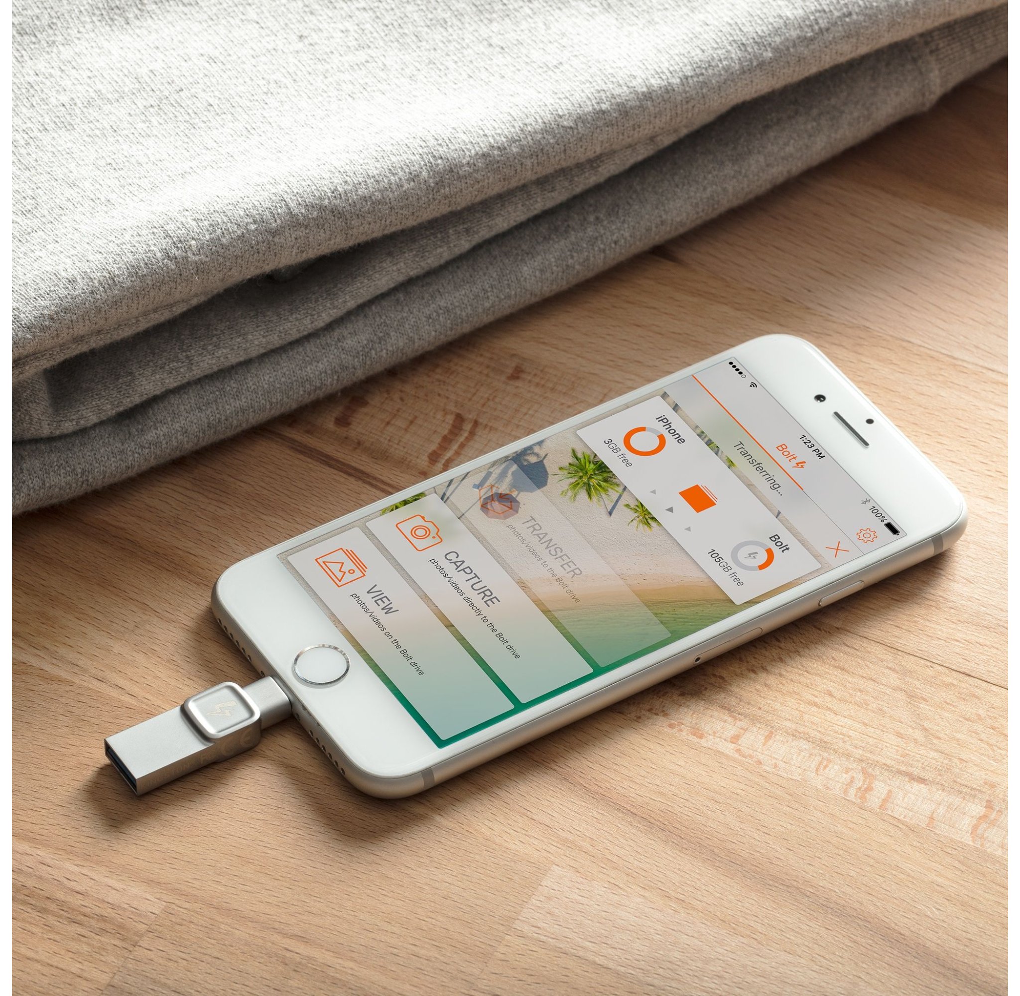 Lightning/USB флеш накопитель 32GB Kingston DataTraveler Bolt Duo (C ...