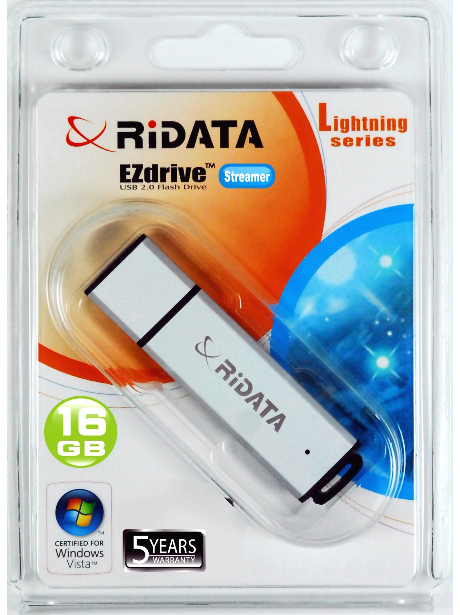 USB флеш накопитель 16GB Ridata Streamer OD3 Silver (9F616G0RDAD25 ...