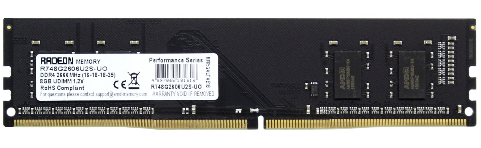 Модуль памяти AMD DDR4 8GB 2666MHz Radeon (R748G2606U2S-UO) купить ...