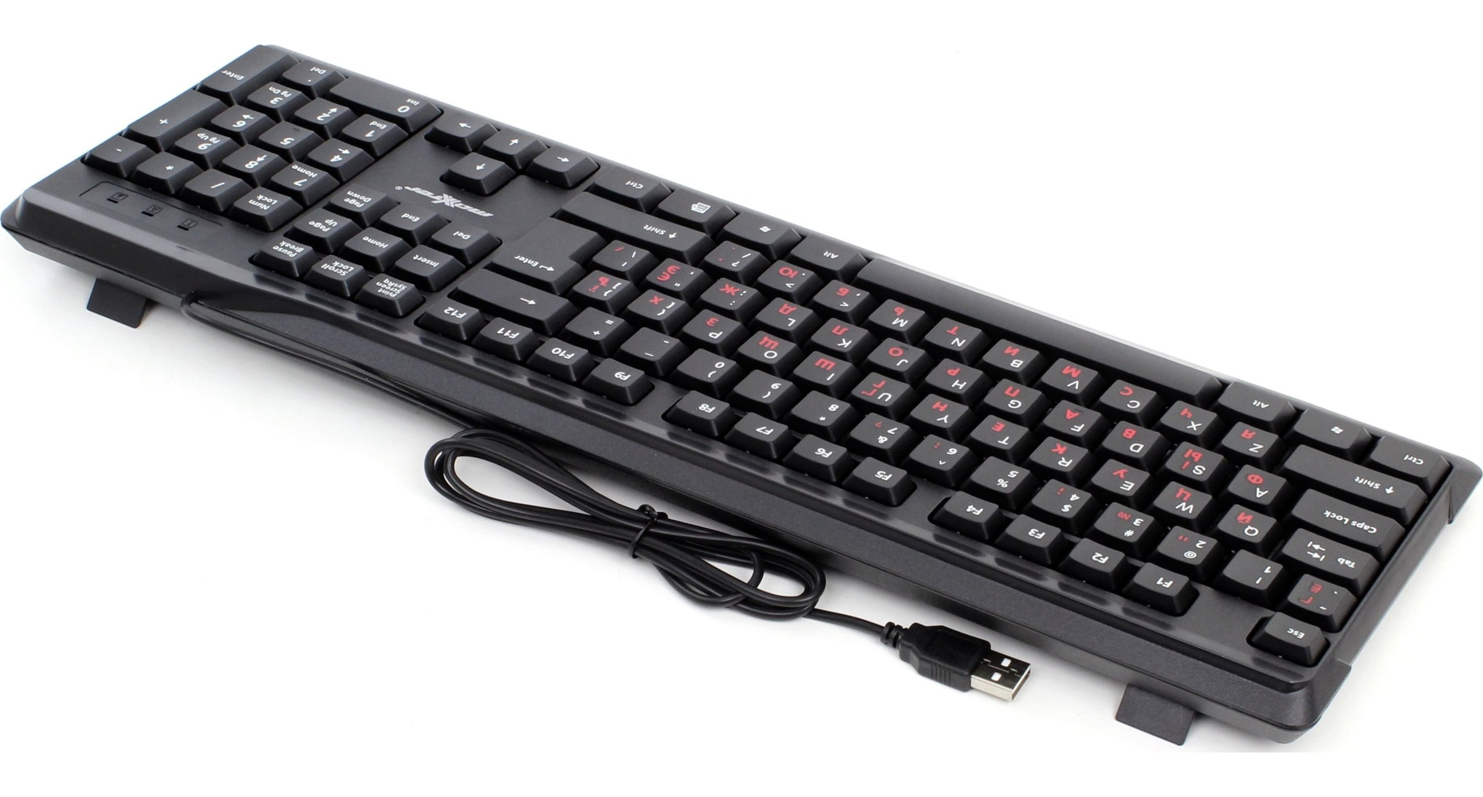Клавиатура Maxxter KB-209-U USB Black купить | Elmir - цена, отзывы, характеристики