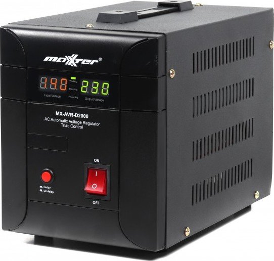 Стабилизатор напряжения Maxxter MX-AVR-D2000-01 купить | ELMIR - цена, отзывы, характеристики