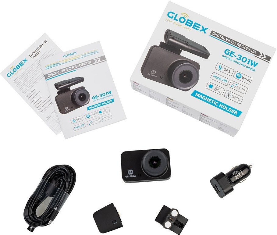 Видеорегистратор Globex GE-301W купить | Elmir - цена, отзывы, характеристики