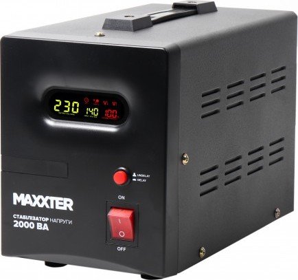Стабилизатор напряжения Maxxter MX-AVR-S2000-01 купить | ELMIR - цена, отзывы, характеристики