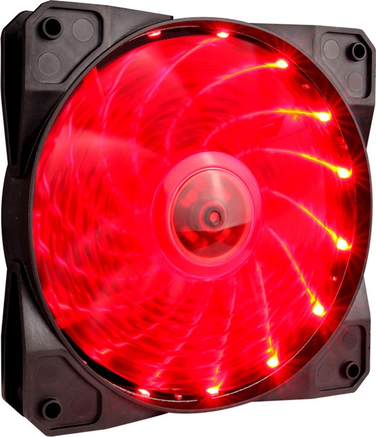 Кулер для корпуса Вентилятор для корпуса 120mm 1stPlayer A1-15LED Red bulk купить | ELMIR - цена ...