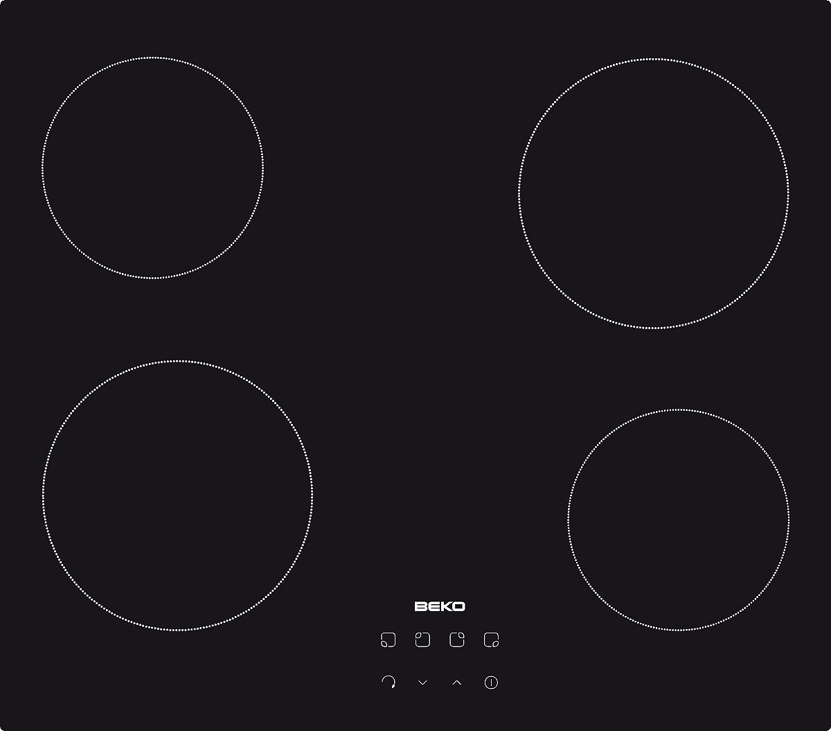 Варочная поверхность Beko HIC64400E купить | ELMIR - цена, отзывы ...