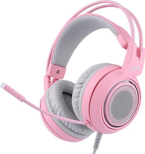 Наушники Somic G951S Pink купить | ELMIR - цена, отзывы, характеристики
