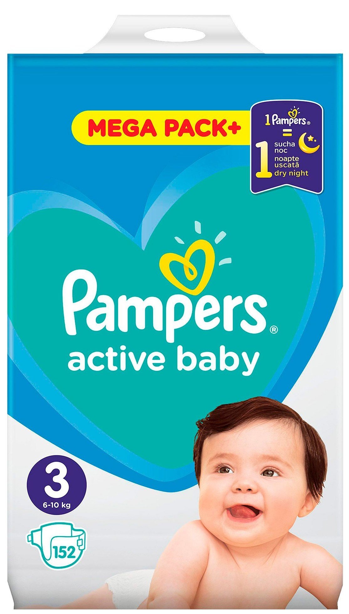 Подгузники детские Pampers Active Baby Midi 3 152 шт. купить | ELMIR ...