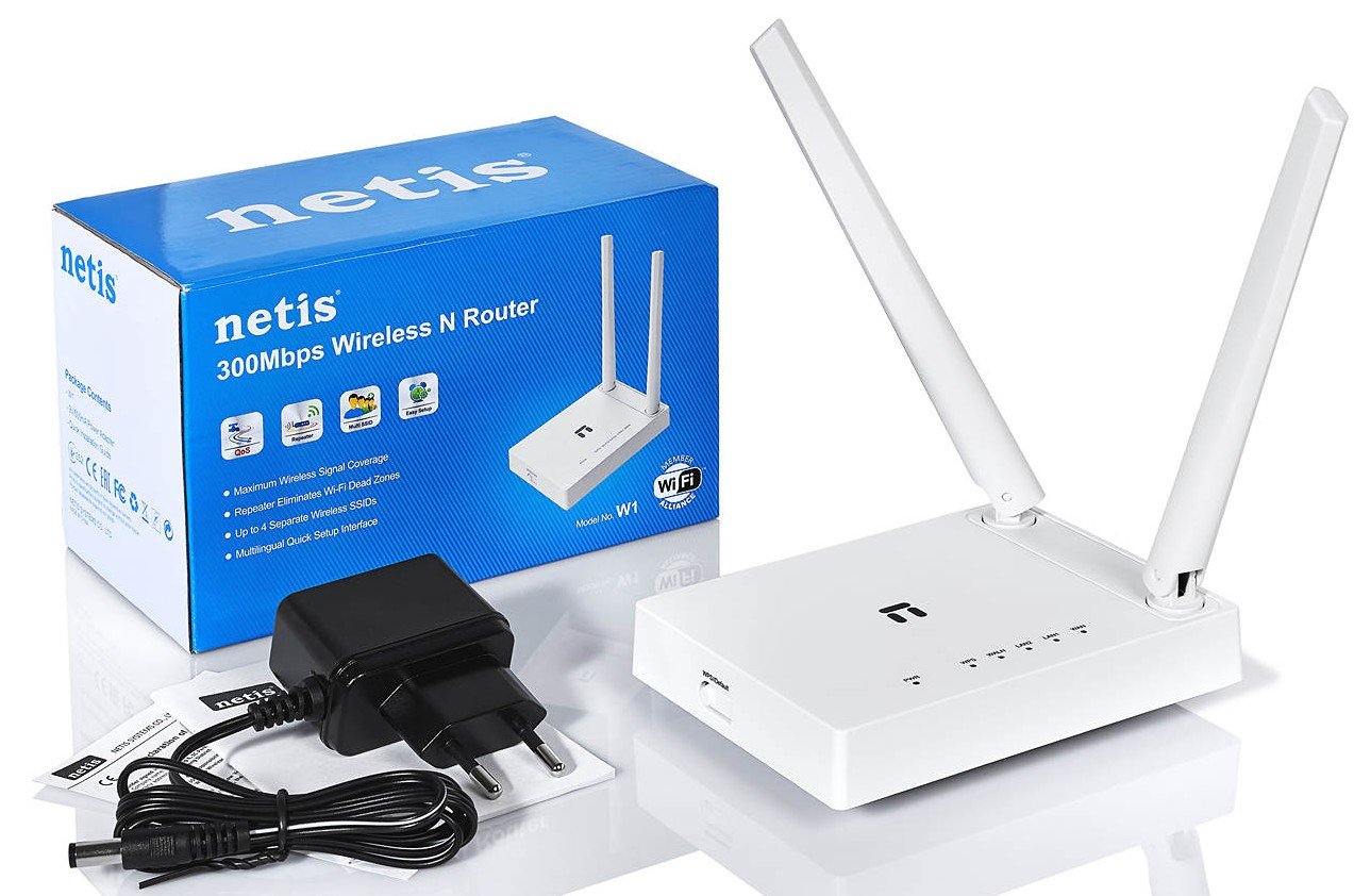 Роутер NETIS W1 купить | ELMIR - цена, отзывы, характеристики
