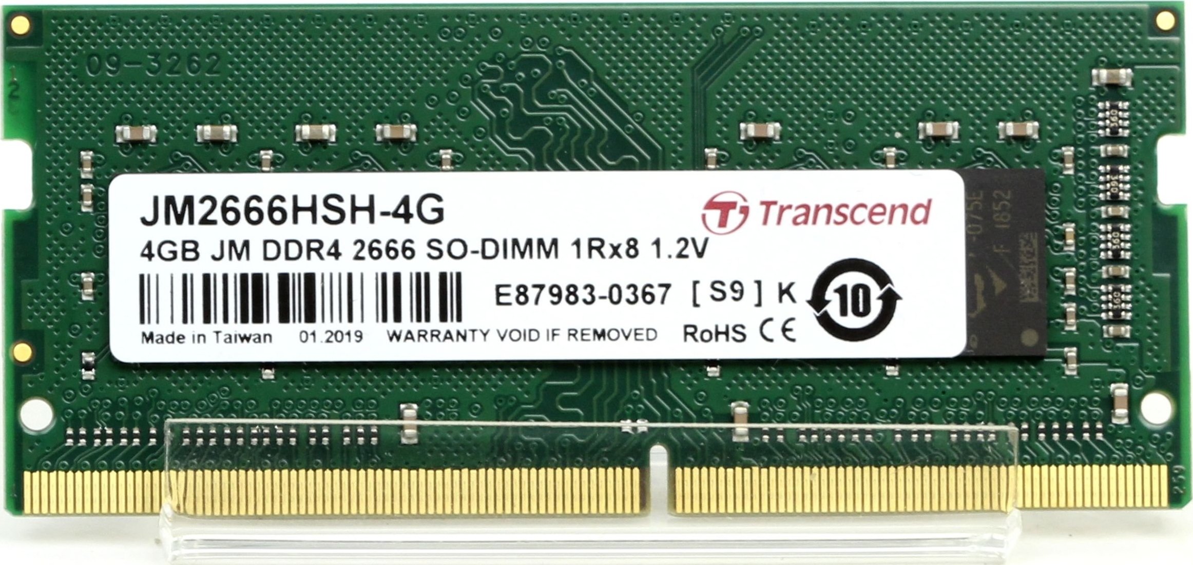 Модуль памяти SO-DIMM Transcend DDR4 4GB 2666MHz JetRam (JM2666HSH-4G ...