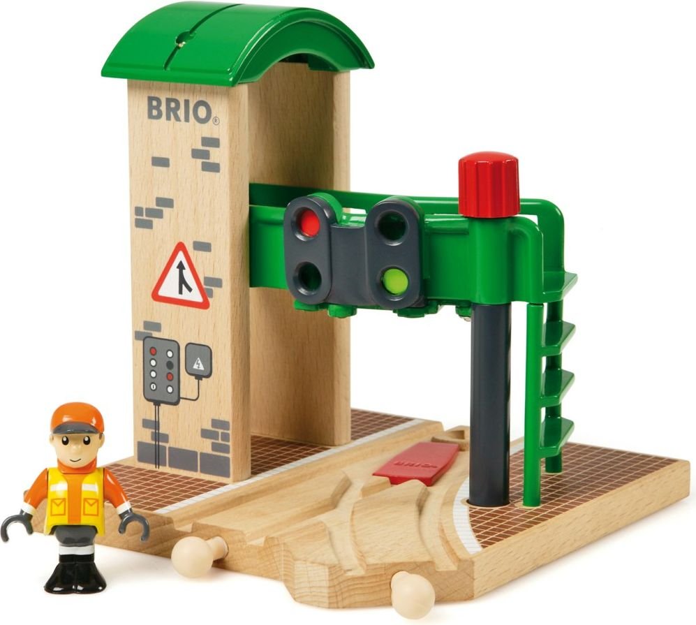 Железная дорога Brio World Сигнальная станция со стрелкой и светофором ...