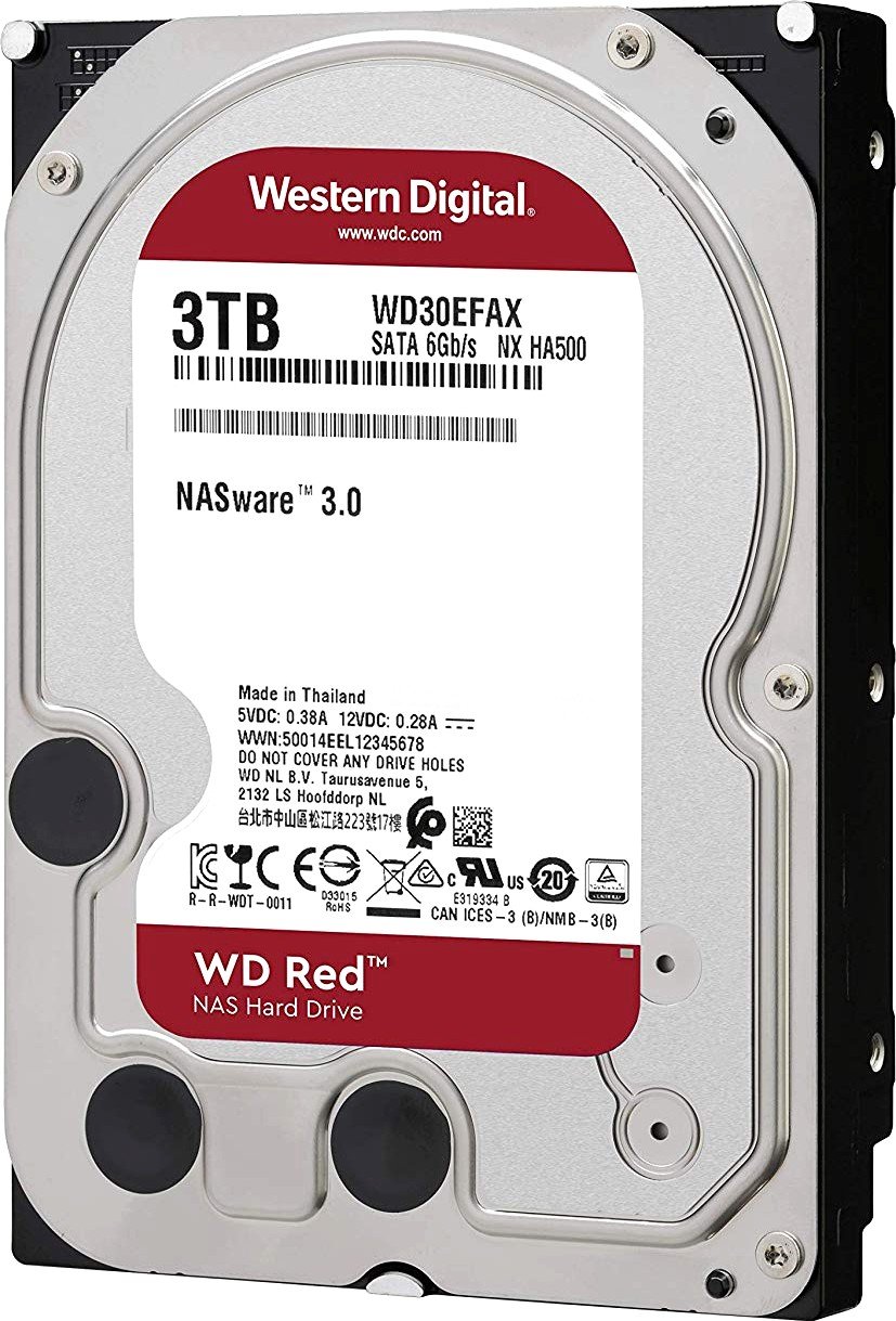 Жесткий диск 3.5" SATA 3TB WD Red (WD30EFAX) купить | Elmir - цена ...