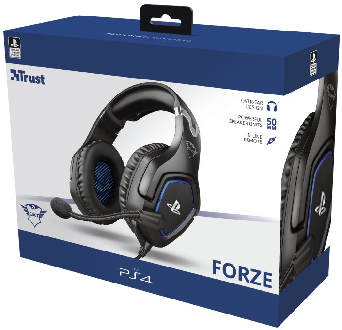Наушники Trust GXT 488 Forze PS4 Gaming Headset Black (23530) купить ...