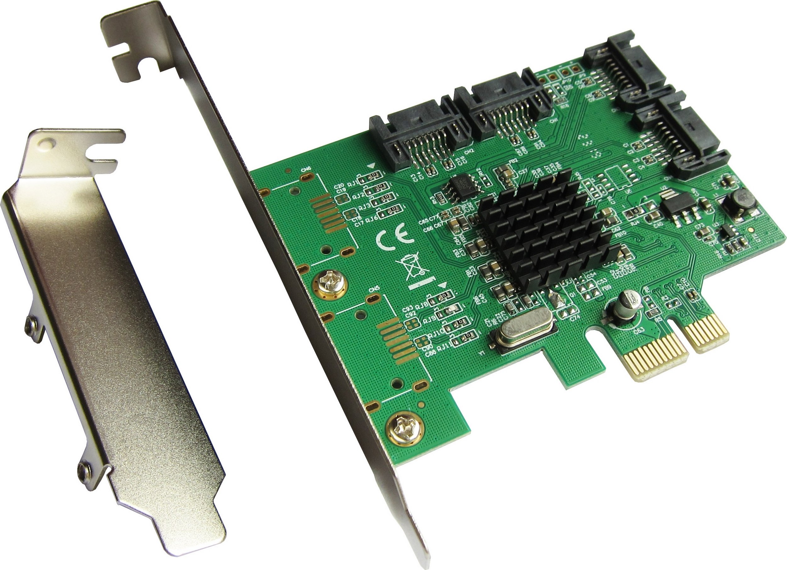 Контроллер PCI-E Dynamode 4xSATA-III Marvell 88SE9215 (PCI-E-4xSATAIII ...