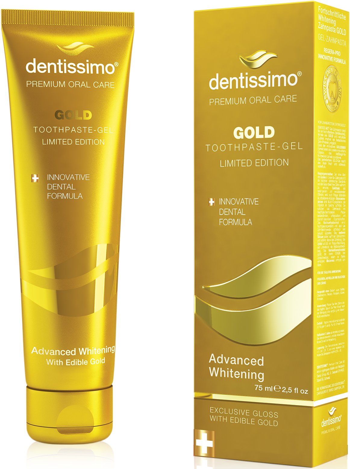 Зубная паста Dentissimo Advanced Whitening Gold 75 мл (24298) купить | ELMIR - цена, отзывы ...