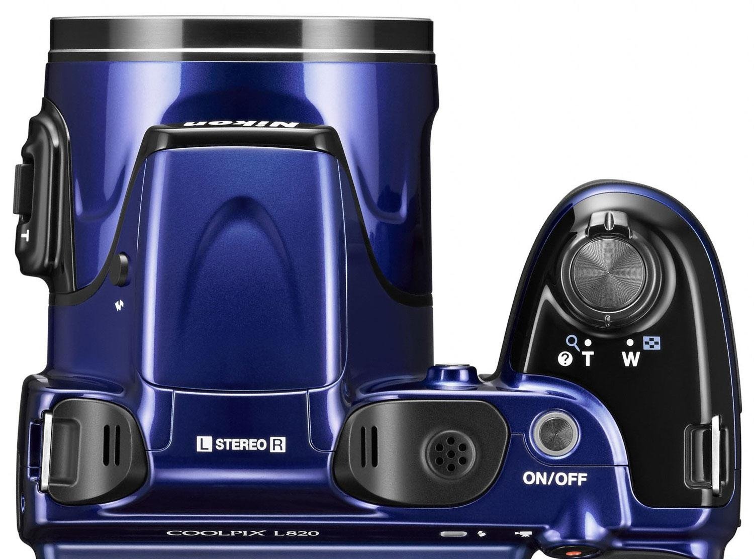 Цифровая фотокамера Nikon Coolpix L820 Blue купить | ELMIR - цена ...