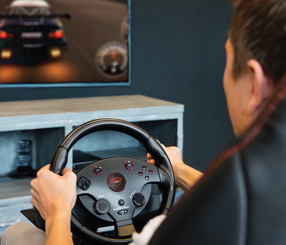 Руль Trust GXT 288 Racing Wheel (20293) купить | ELMIR - цена, отзывы ...