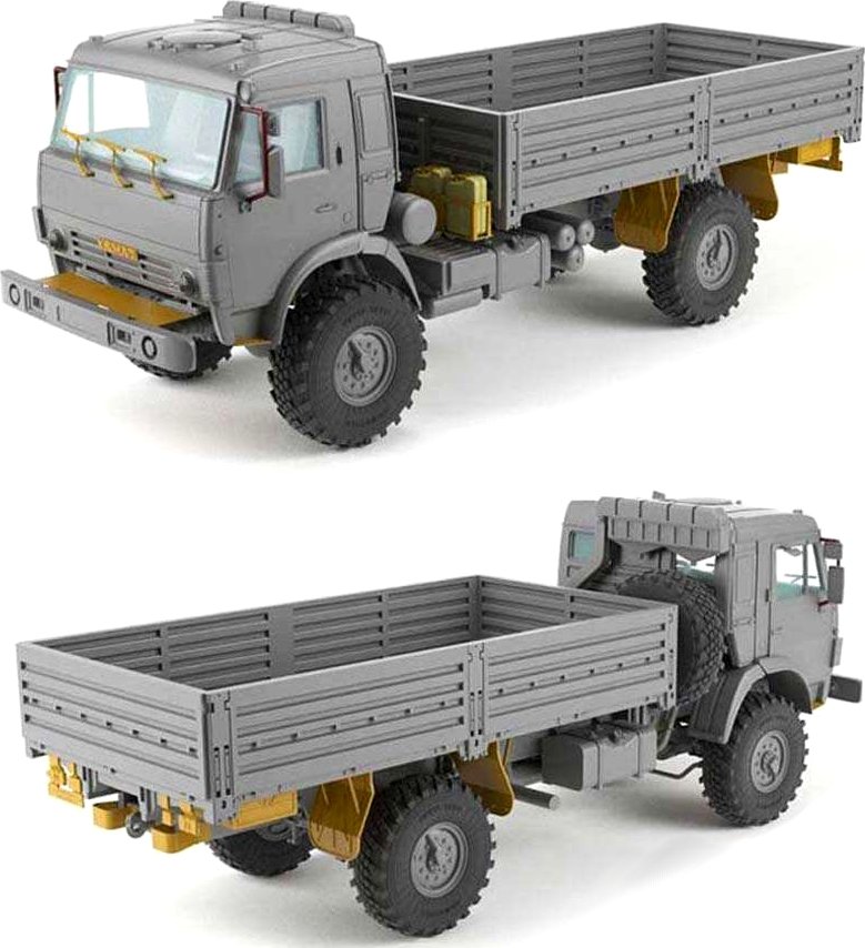 Модель Armory Современный военный грузовик 4x4 мод.4350 (смоляные ...