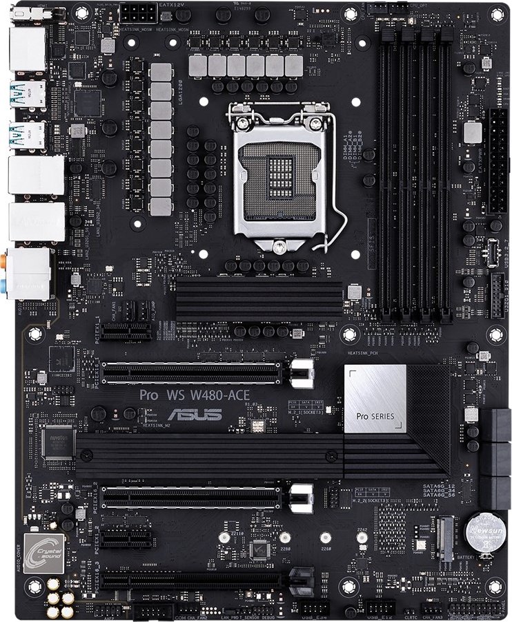 Материнская плата Asus Pro WS W480-ACE s-1200 W480 купить | Elmir ...