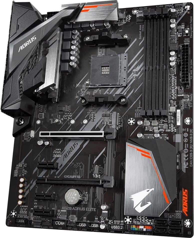 Материнская плата GigaByte A520M AORUS Elite s-AM4 A520 купить | Elmir ...