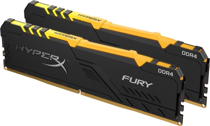 Модуль памяти HyperX DDR4 32GB 2x16GB 3200MHz Fury RGB (HX432C16FB4AK2 ...