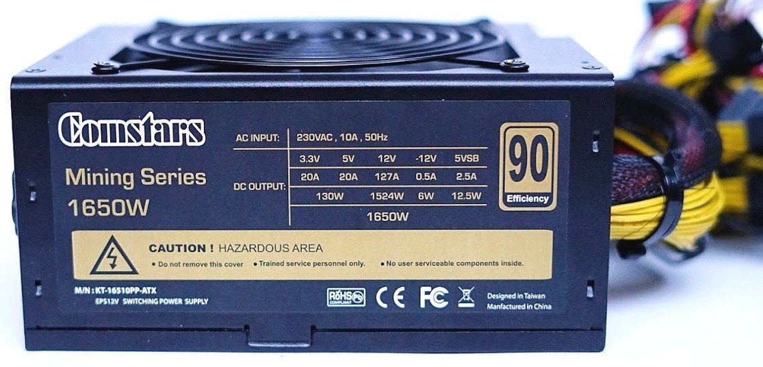 Блок питания 1650W Comstars (KT-16510PP-ATX) купить | Elmir - цена ...