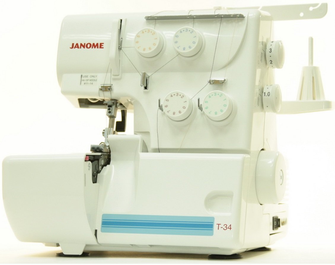 Оверлок Janome T34 купить | ELMIR - цена, отзывы, характеристики
