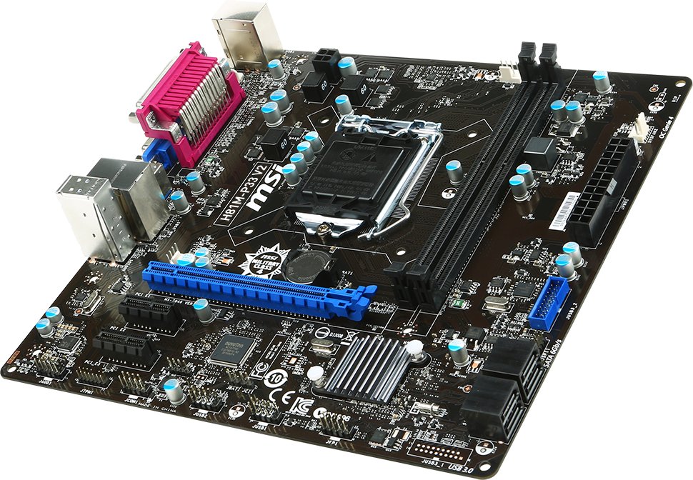 Материнская плата MSI H81M-P33 V2 s-1150 H81 купить | Elmir - цена ...