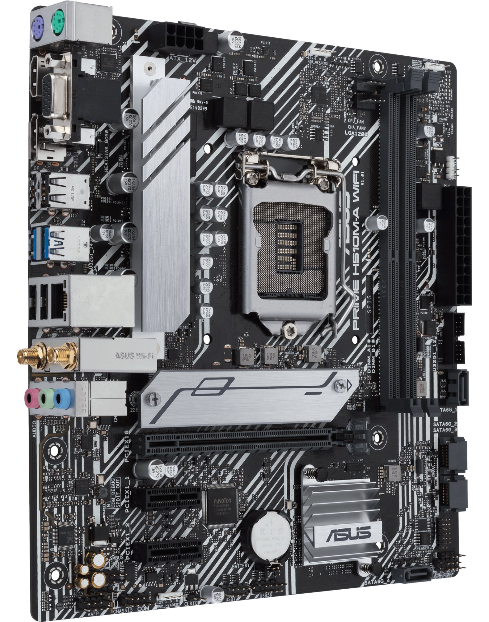 Материнская плата Asus Prime H510M-A WIFI s-1200 H510 купить | Elmir ...
