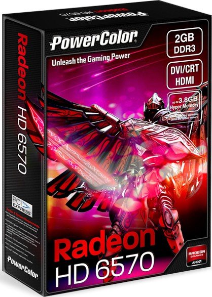 Видеокарта PowerColor PCI-E Radeon HD6570 2GB DDR3 (AX6570 2GBK3-HE ...