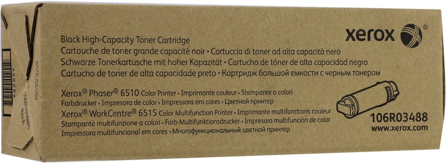 Тонер-картридж Xerox Phaser 6510/ WorkCenter 6515 Black (106R03488 ...