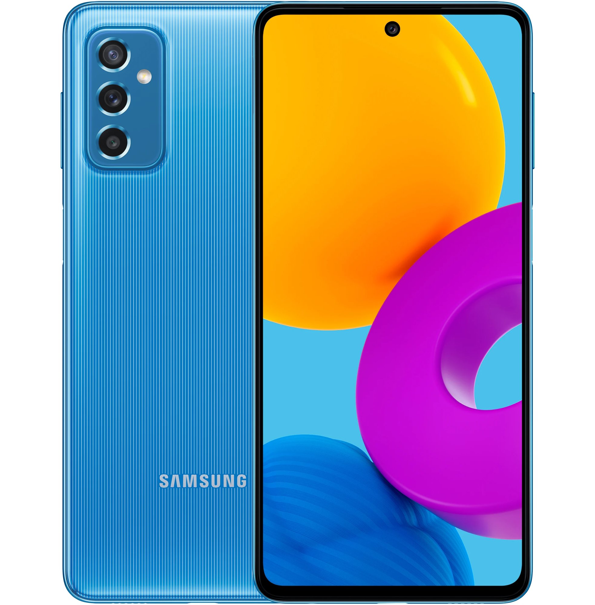 Мобильный телефон Samsung M526 Galaxy M52 6/128GB Light Blue (SM ...