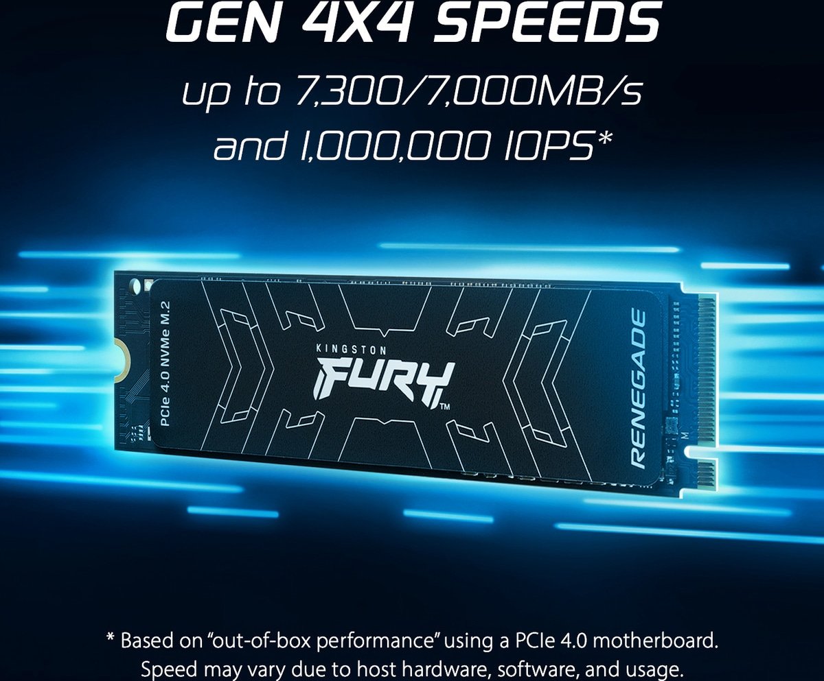 SSD-накопитель M.2 500GB Kingston Fury Renegade (SFYRS/500G) купить ...