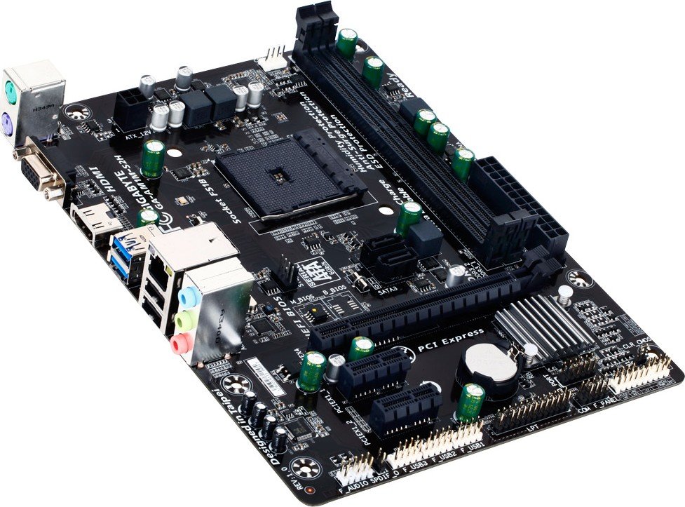 Материнская плата GigaByte GA-AM1M-S2H s-AM1 купить | Elmir - цена ...