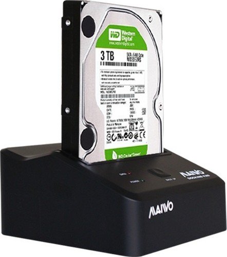 Док-станция для SSD/HDD 2.5"/3.5" USB3.2 Gen1 Maiwo K300-U3S Black SATA ...