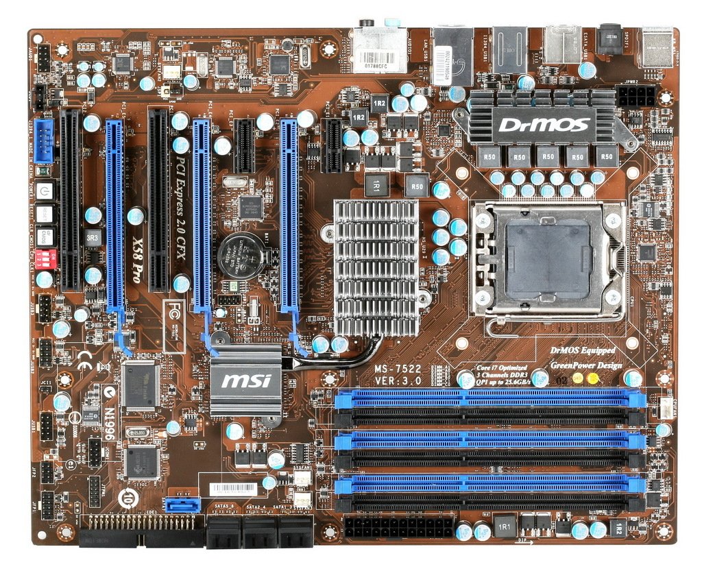 Материнская плата s-1366 X58 MSI X58 Pro-E ATX купить | Elmir - цена ...