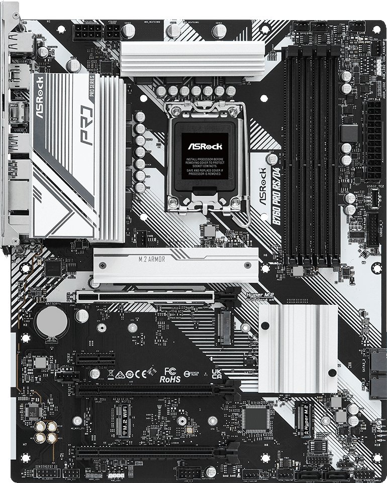 Материнская плата ASRock B760 Pro RS/D4 s-1700 B760 купить | Elmir ...