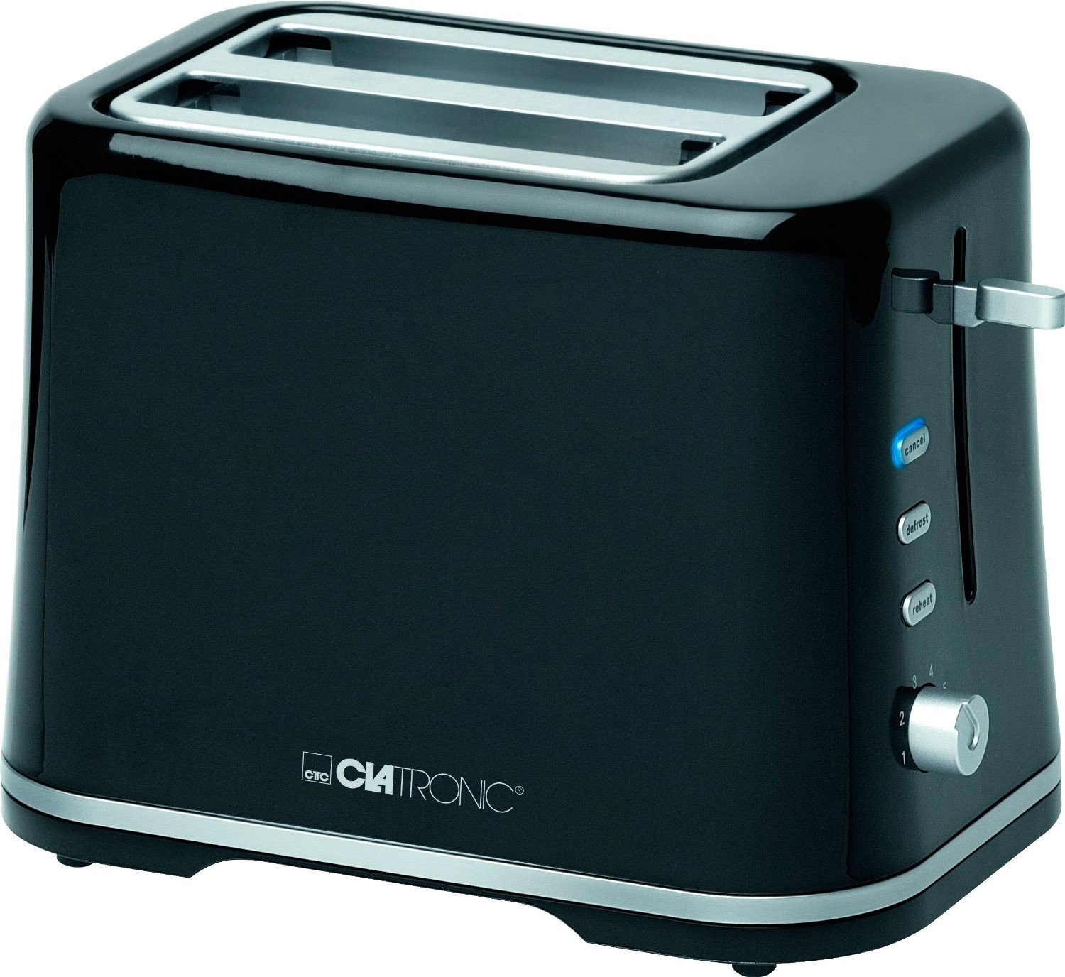 Тостер Clatronic TA 3554 Black/Silver купить | ELMIR - цена, отзывы ...