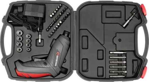 Отвертка аккумуляторная Intertool DT-0302 купить | ELMIR - цена, отзывы, характеристики