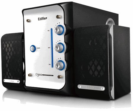 Акустическая система Edifier E3100 Black/Blue купить | ELMIR - цена, отзывы, характеристики