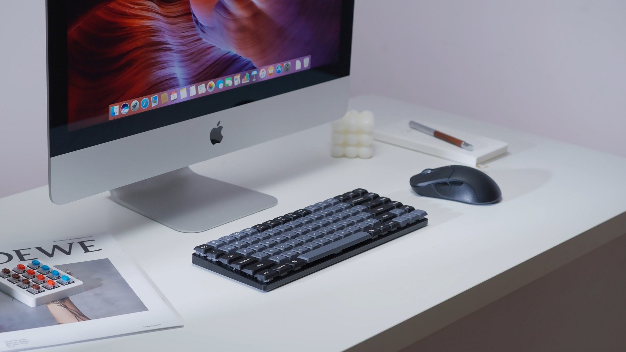 Клавиатура Keychron K3 PRO Gateron Blue BT/USB LowProfile QMK UA RGB ...