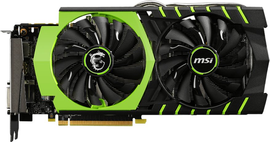 Видеокарта MSI PCI-E GeForce GTX970 4GB DDR5 (GTX 970 GAMING 100ME ...