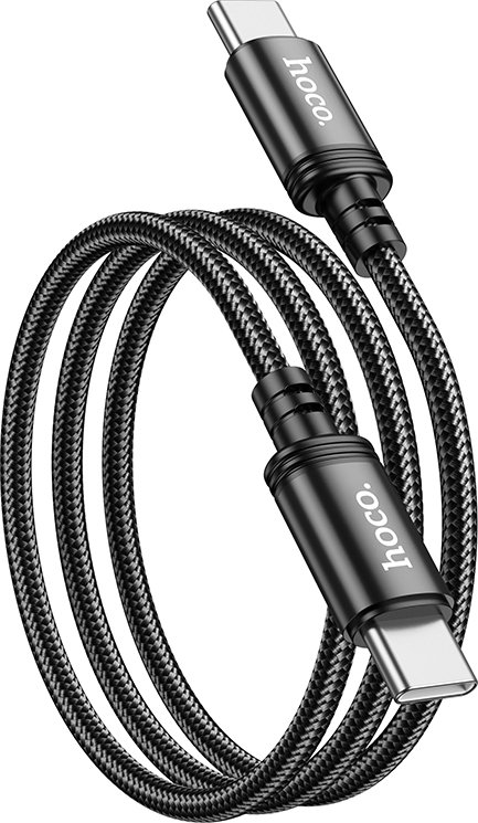Кабель USB Type C -> Type C Hoco X89 Wind 60W 1 м Black (6931474784384 ...